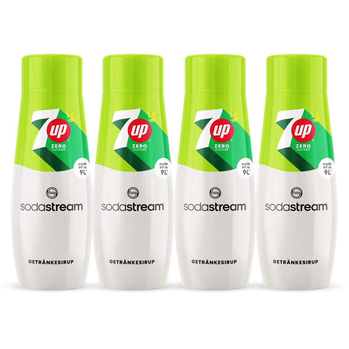 SodaStream Sirup 7up Zero Zucker Vorrats-Mix Sirup 440ml, 4er-Pack ...